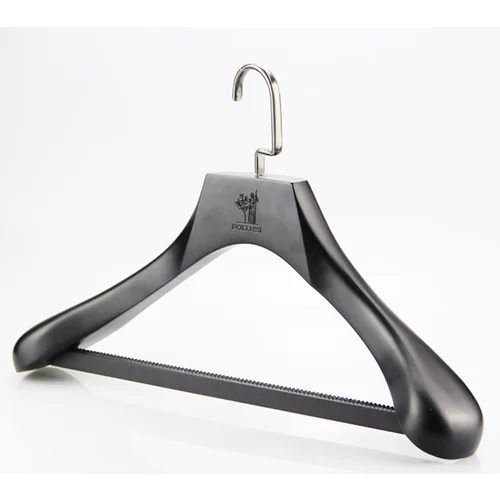High-end wooden clothes hanger,suit hanger with bar for men