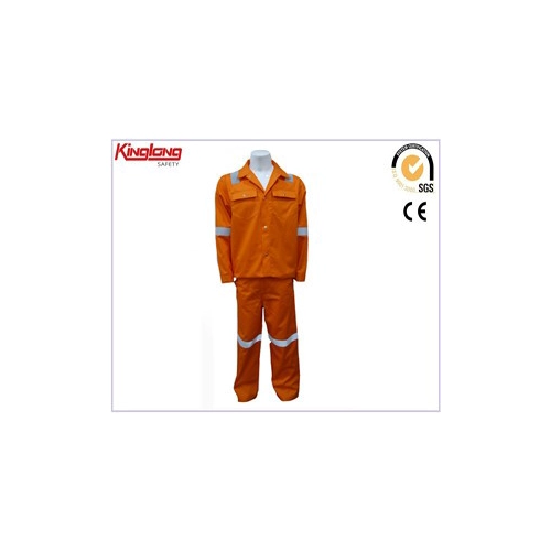 OEM your own design fireman uniform, factory workwear safety orange ...