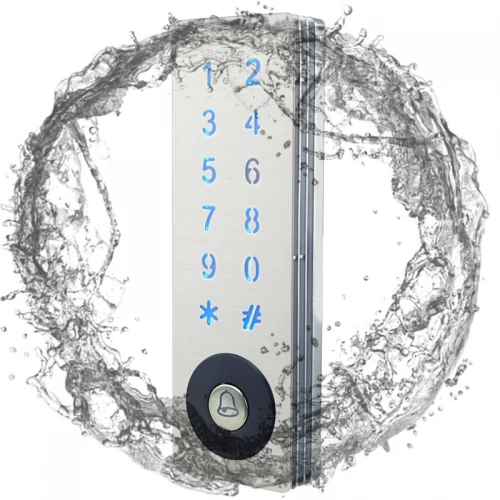 Slim Metal IP67 Waterproof RFID Access Control Support Wiegand Input Output