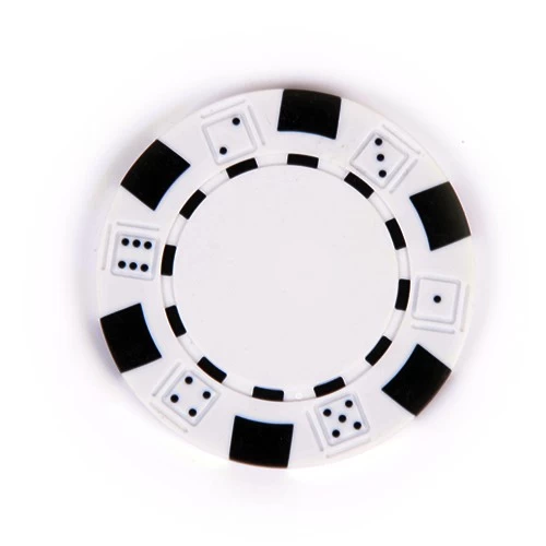 White Composite 11.5g Poker Chip