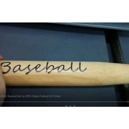 How to Print Baseball Bat by APEX Digital Flatbed UV Printer
