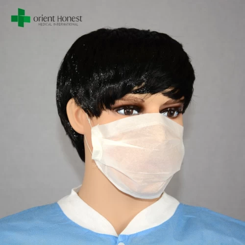 2-ply disposable paper face mask , paper dust mask with elastic cord ...