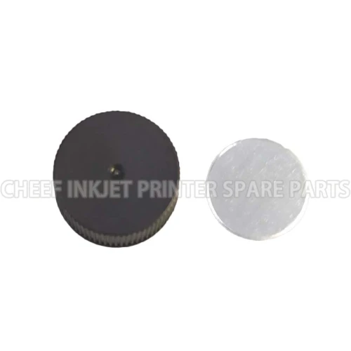 Cij printer spare parts black caps with Gaskets for ink