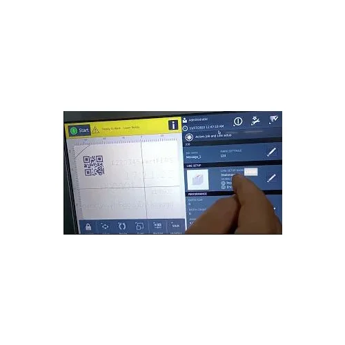 Videojet 3340 laser menu explanation