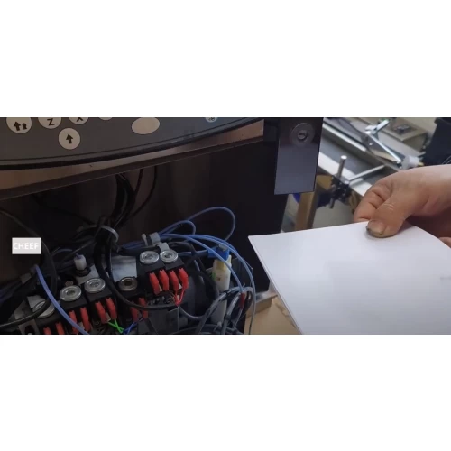 The print test of Domino A200+ inkjet printer