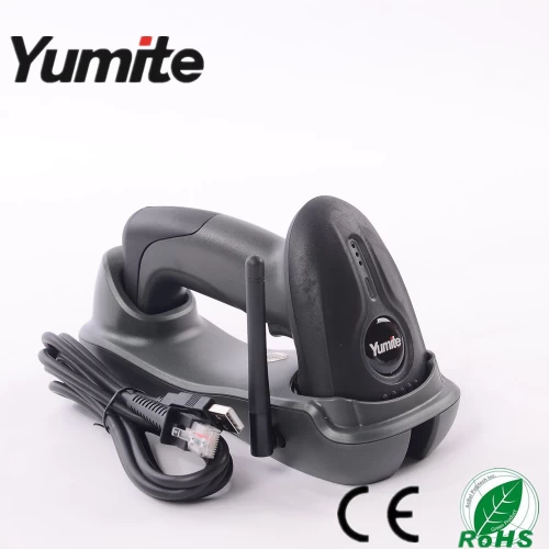cordless 433Mhz CCD with charge base barcode scanner with competitive ...