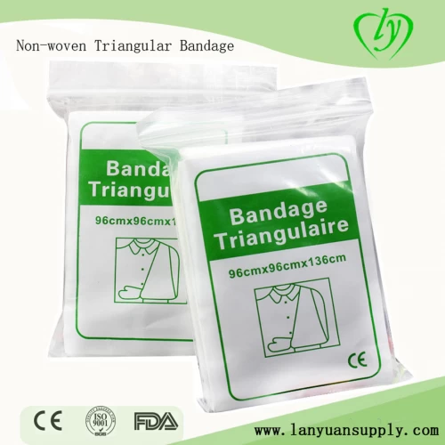 China first aid disposable medical Non-woven triangular bandage ...