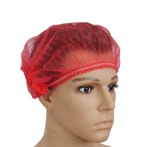 Factory Non-woven Double Elastic Clip Cap,China disposable mob cap ...