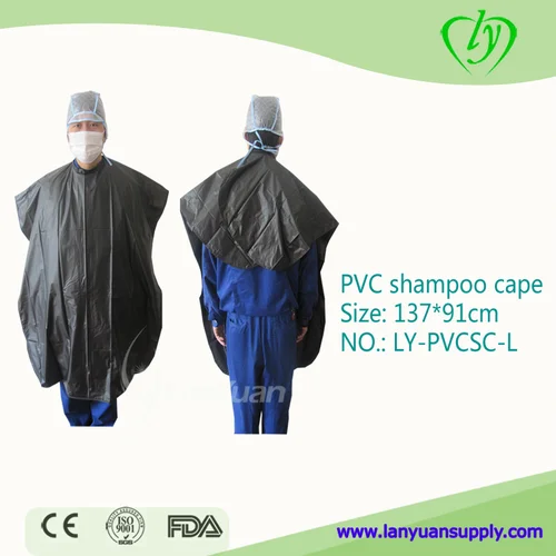 Shampoo cape supplier. PVC shampoo cape,vinyl shampoo cape ...