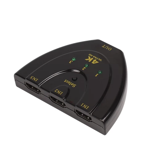3-Port HDMI Switch Switch, HD Stand