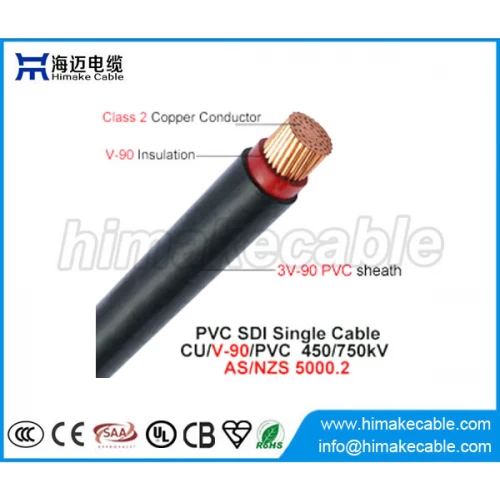 Single core PVC insulated and sheathed PVC SDI Cable 450/750V 0.6/1KV - China wire and cable ...