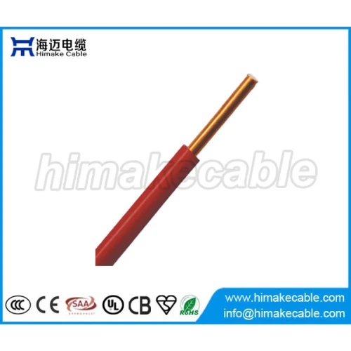 Single core PVC insulated solid copper electric wire 300/500V 450/750V ...