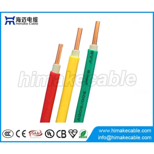 Single core insulated and sheathed Electrical Wire Cable 300/500V 450/750V - China wire and ...