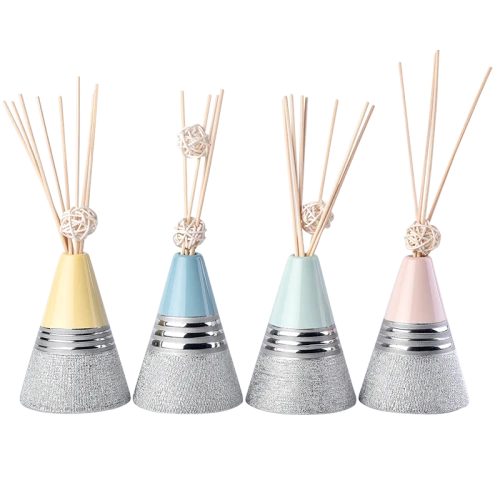 7oz Luxury ceramic diffuser bottles V-Shaped design,Sunny Glassware