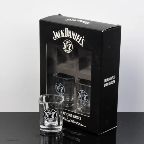 2016 China shot glasses supplier, shot glasses with color box, square ...