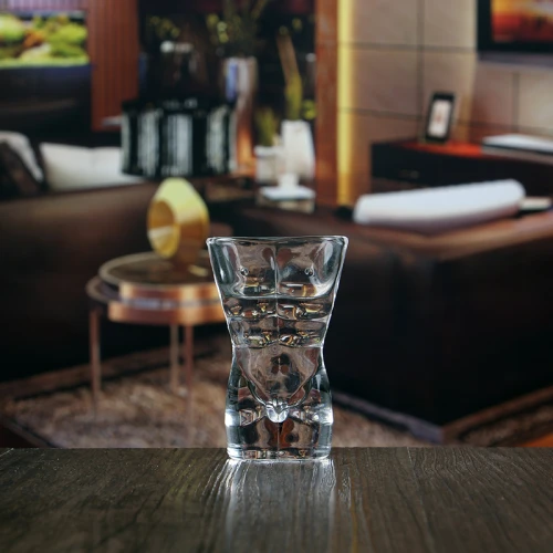 Wholesale male body shape shot glass 1.5 ounce shot glass