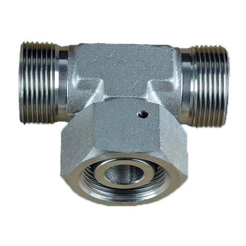 BC branch tee fittings with swivel nut