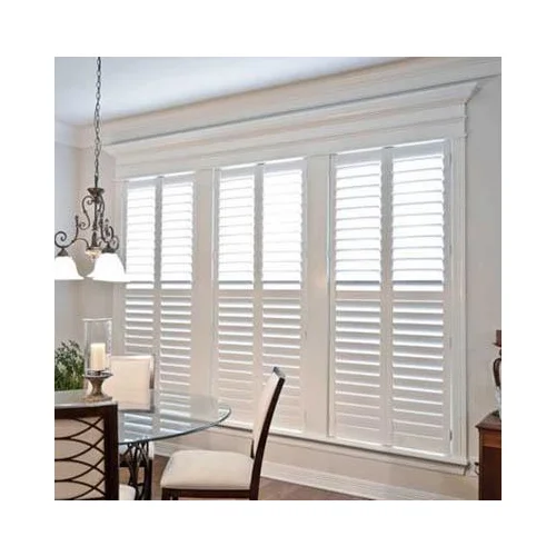 Custom color Wooden Shutter in china, Real wood and PVC Louver shutters ...