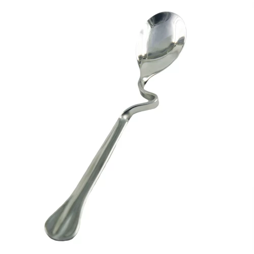 Stainless steel twisted spoon Distorted spoon coffee spoon