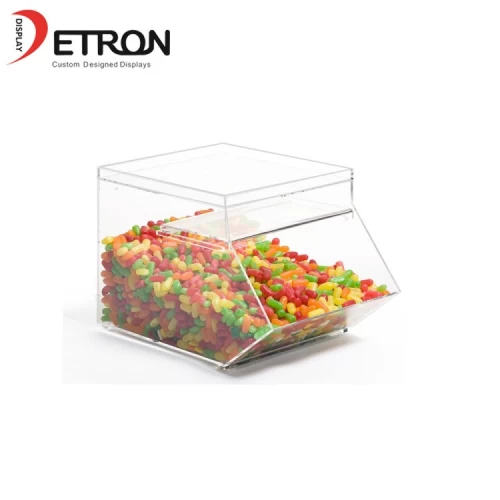 China made acrylic candy dispenser transparent acrylic candy box ...