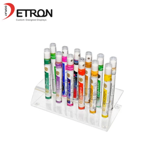 Customize acrylic bottle display rack marker pen display stand china ...
