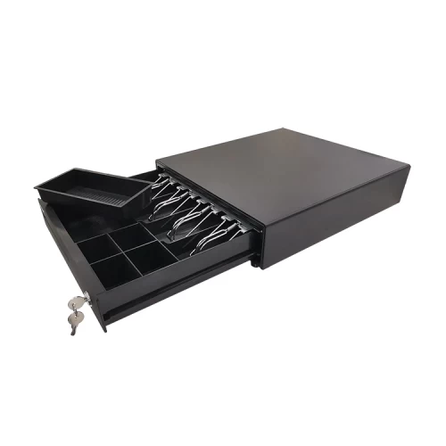 ECD-330D Mini Metal POS Cash Drawer with Plastic Inner Tray