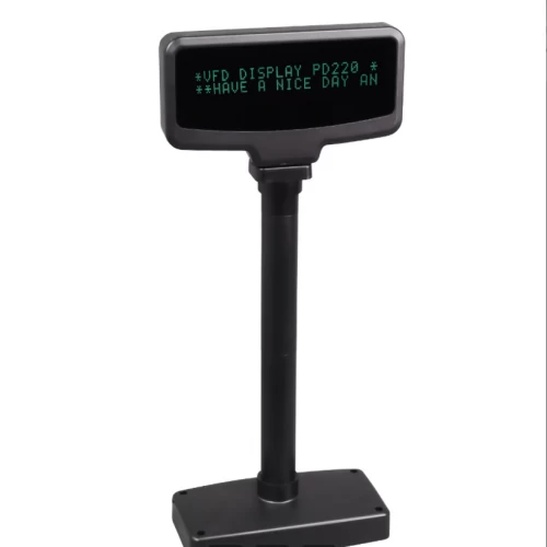 POS 2lines lcd vfd customer pole display