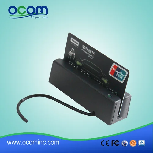90mm mini magnetic stripe card reader swipe machine