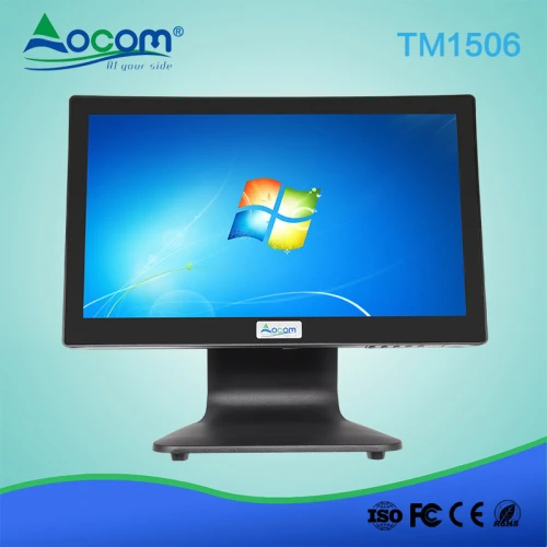 Factory wall mount 15inch touch lcd screen pos monitor