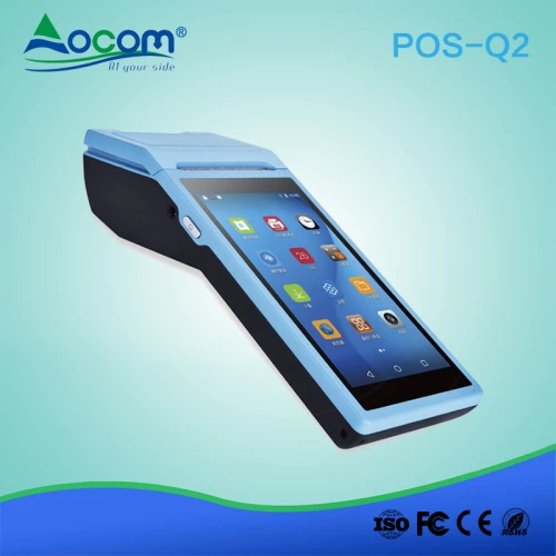 POS Q2 Android Handheld POS Terminal With 58mm Printer