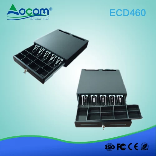 Heavy Duty Compact Cash Drawer with 5 Bill /8 Coin Till Stainless Steel ...