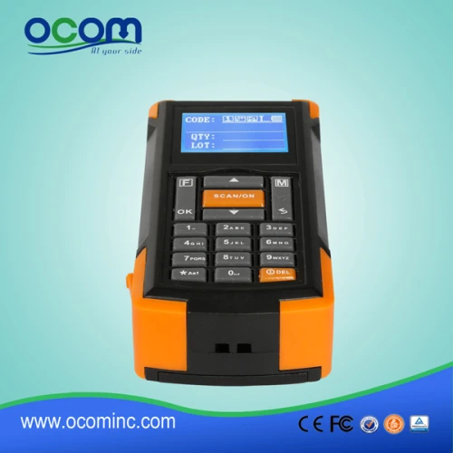 Mini Bluetooth Wireless Barcode Scanner with Display