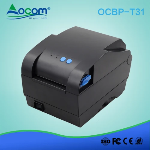 Economical 3 inch Thermal Barcode Label Printer with Bulit-in Power ...