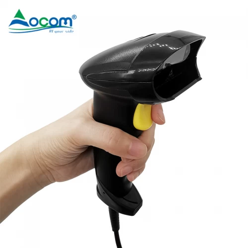 OCBS-LA15 Handheld Wired 1D Laser Bar Code Reader Barcode Scanner