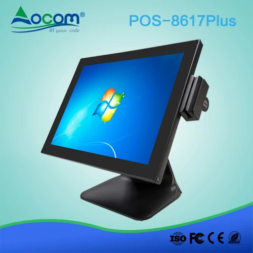 OCOM POS-8617-PLUS android all in one touch dual screen pos pc system ...
