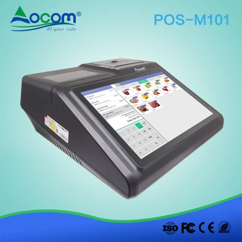 POS-M101-W 10inch desktop barcode scanner hardware Windows POS system