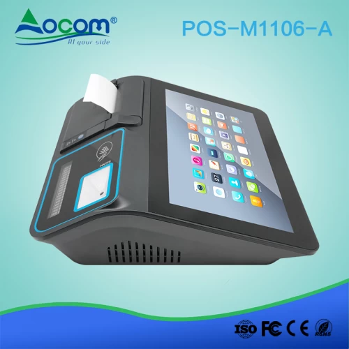 POS-M1106 11 inch Portable touch screen Android tablet POS system with ...