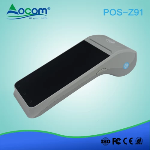 Z91 Android nfc pos payment terminal with thermal printer
