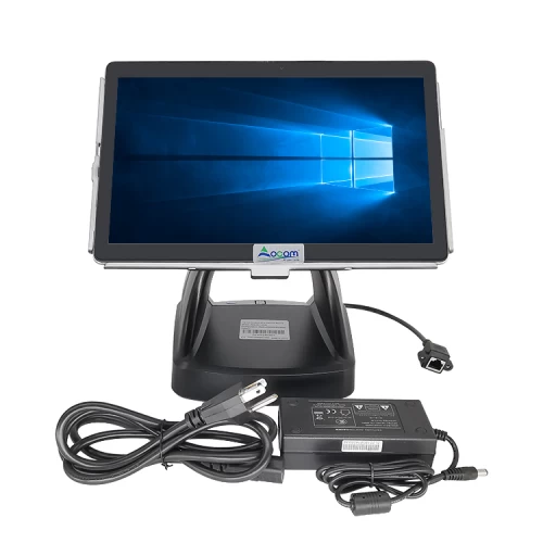 tablet POS terminal with detachable stand and integrated thermal printer