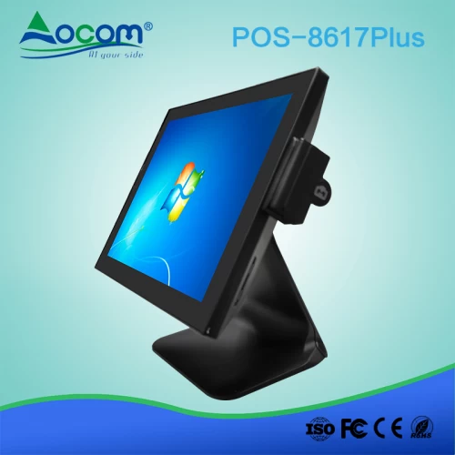 windows smart Dual screen all in one pos machine system