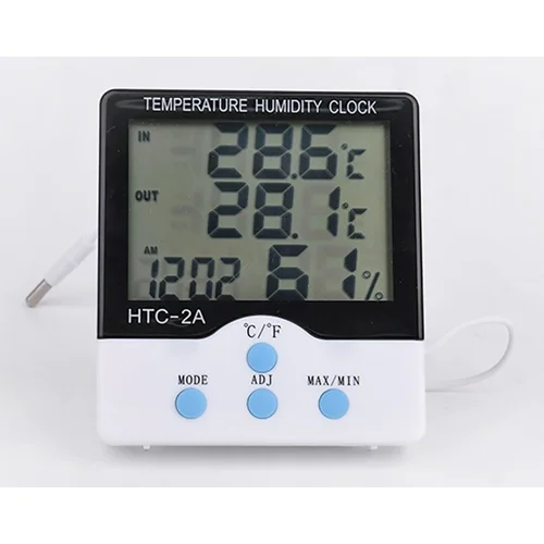 HTC-2A Clock Temperature Hygrometer