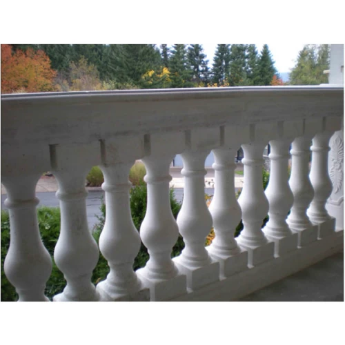 Decorative railing and balusters, balusters for garden, outdoor PU ...