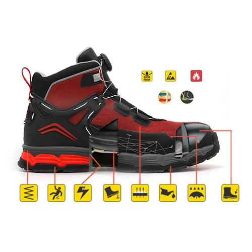 Tiger master safety boots safety features overview