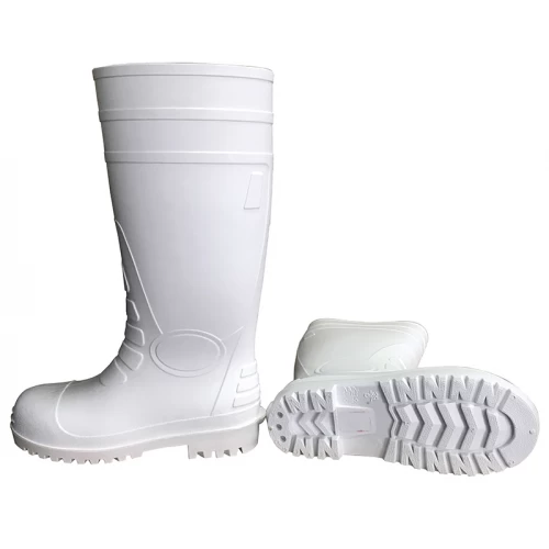 Food Industry Steel Toe Pvc Work Boots For Men