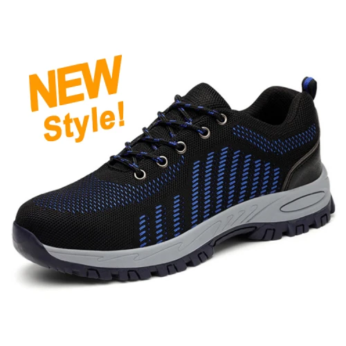 2019 new design fashionable rubber sole sport type safety shoe