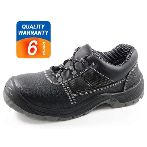 split embossed leather steel toe cap work shoes safety