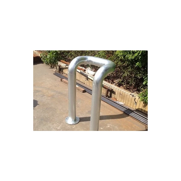 Solid cast aluminum Bike Rack