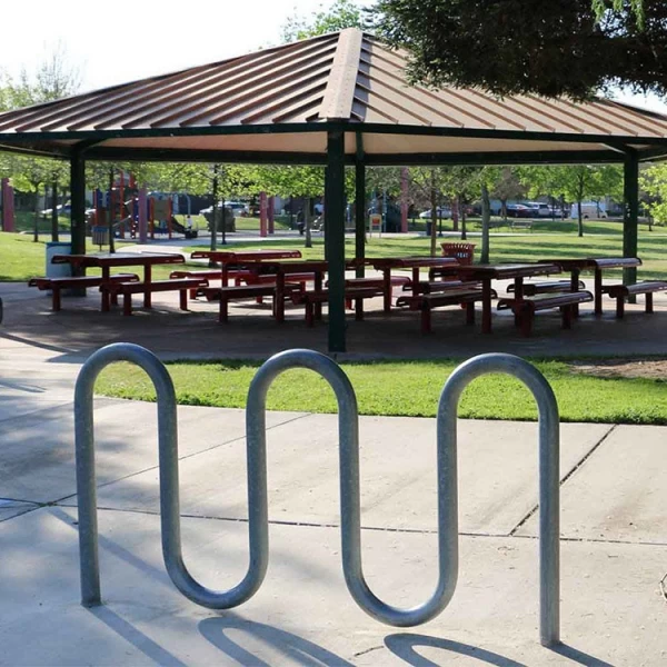 7 Loop Wave Style Bike Rack | Chinabikerack