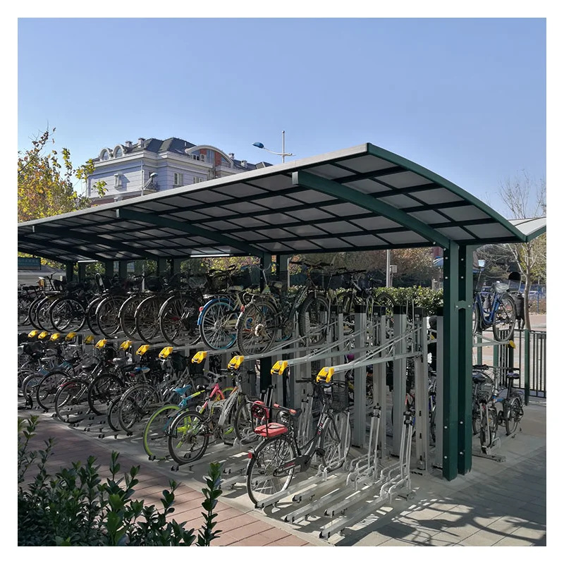 Smart Double Decker Bicycle Racks With Lock | China Bike Rack Manufacturer
