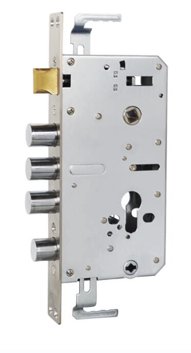 keyless access aluminum anti-theft handle free mortise door locks